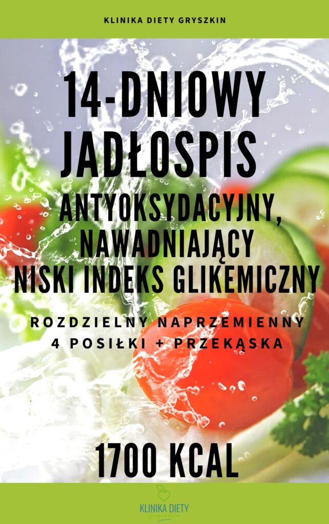 14 dniowy Gotowy Jad ospis Antyoksydacyjny Nawadniaj cy Niski IG